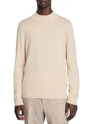 Sandro Industrial Slim Fit Sweater Cream
