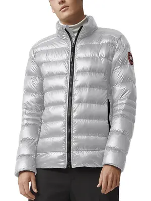 Canada Goose Crofton Down Puffer Jacket Silverbirch