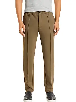 Theory Curtis Draw Pant Dark Moss