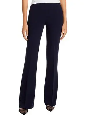 Theory Demitria Admiral Crepe Flared Pants - Deep Navy