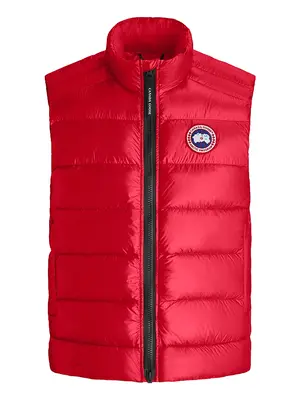 Canada Goose Canada Goose Crofton Down Puffer Vest Red Rouge