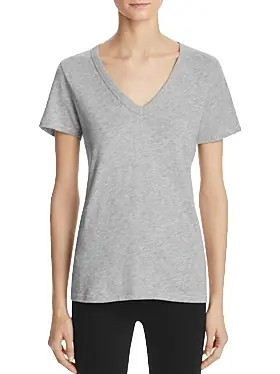 Rag & Bone The Vee Tee Heather Gray