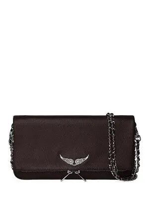 Zadig&Voltaire Rock Leather Shoulder Bag Fierce
