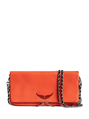 Zadig&Voltaire Rock Leather Shoulder Bag Fougue