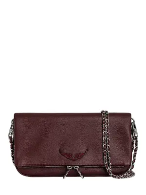 Zadig&Voltaire Rock Leather Shoulder Bag Furious