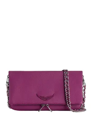 Zadig&Voltaire Rock Leather Shoulder Bag Glam