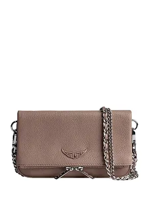 Zadig&Voltaire Rock Leather Shoulder Bag Grunge