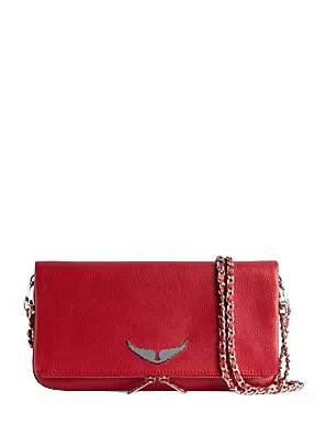 Zadig&Voltaire Rock Leather Shoulder Bag Power