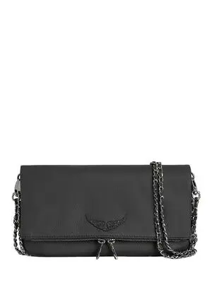 Zadig&Voltaire Zadig & Voltaire Rock Leather Shoulder Bag Road