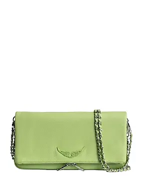 Zadig&Voltaire Rock Leather Shoulder Bag Tonic