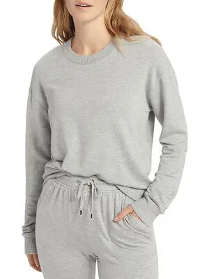Splendid Crewneck Sweatshirt Heather Gray