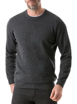 Rodd & Gunn Crewneck Sweater Coal