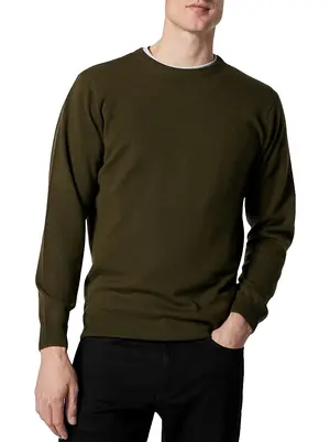 Rodd & Gunn Crewneck Sweater Olive