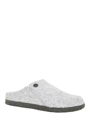 BIRKENSTOCK Zermatt Shearling Clogs Light Gray