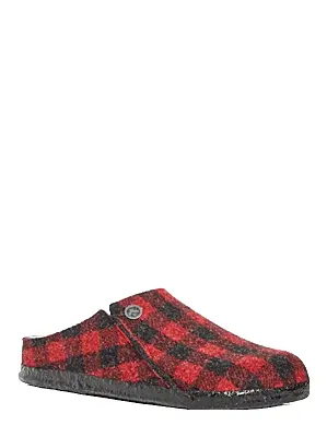 BIRKENSTOCK Zermatt Shearling Clogs Red