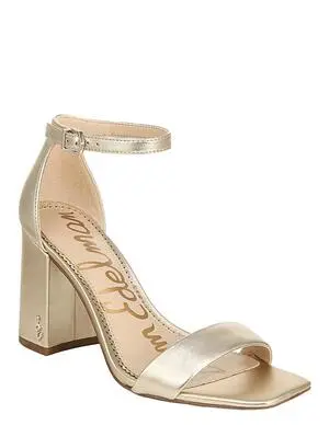 Sam Edelman Daniella High-heel Sandals - Gold Metallic Leather