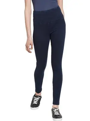Lyssé High Waist Denim Leggings Indigo