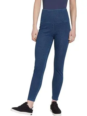 Lyssé High Waist Denim Leggings - Mid Wash