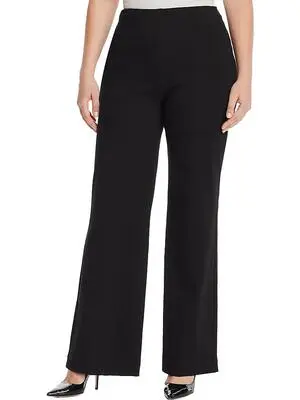 Lyssé Pull-on Denim Trouser - Black