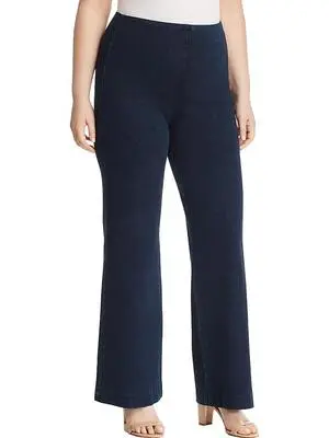 Lyssé Lysse Plus Pull-On Denim Trouser Indigo