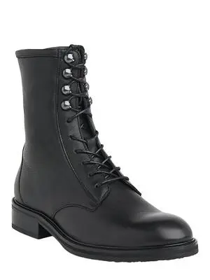 Whistles Asha Lace Up Boots - Black