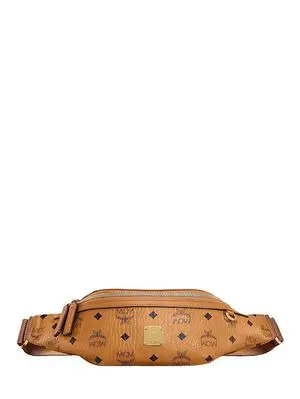 Mcm Fursten Visetos Small Belt Bag Cognac