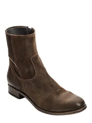 To Boot New York Belvedere Leather Ankle Boots - Mid Brown