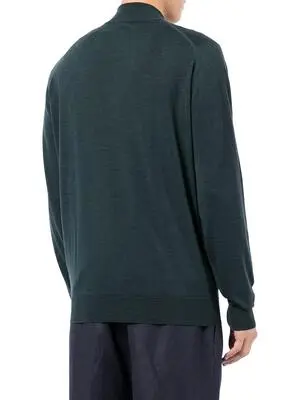 JOHN SMEDLEY Fine-knit Zipped Jumper