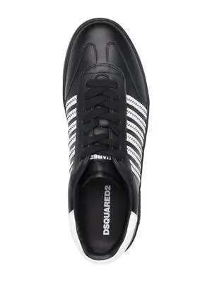 Dsquared2 Side-Stripe Detail Low-Top Sneakers Black