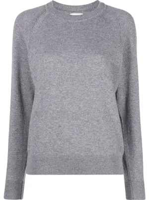 BARRIE Long-sleeved Cashmere Pullover - Grey