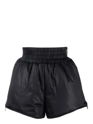 Red Valentino Side-zip Padded Shorts - Black