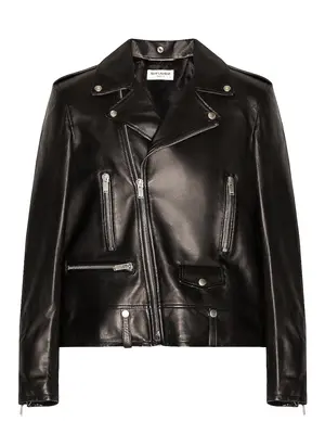 Saint Laurent Classic Motorcycle Jacket - Black