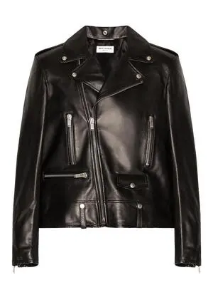 Saint Laurent Classic Motorcycle Jacket - Black