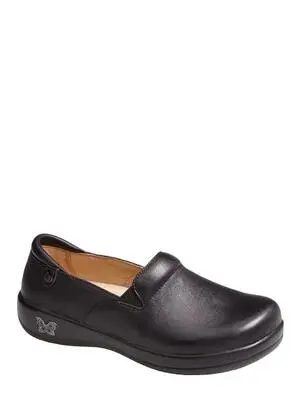 ALEGRIA Keli Clog Black Nappa
