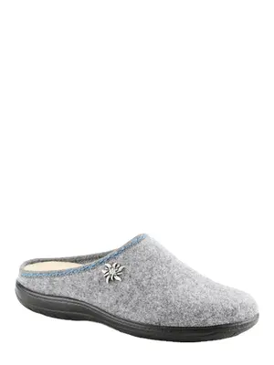 SPRING STEP SHOES Loralee Scuff Slipper - Grey