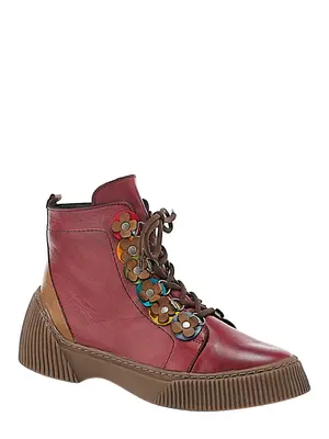 SPRING STEP SHOES Spring Step Yeba Bootie Bordeaux Multi