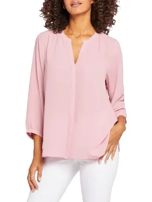 NYDJ NYDJ Pintuck Blouse Aphrodite