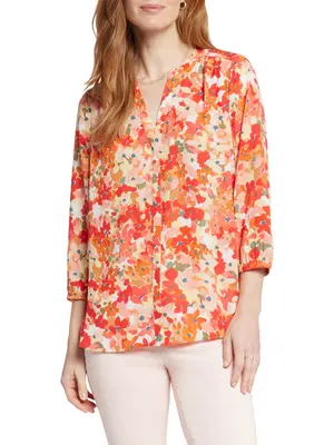 NYDJ NYDJ Pintuck Blouse Bayview