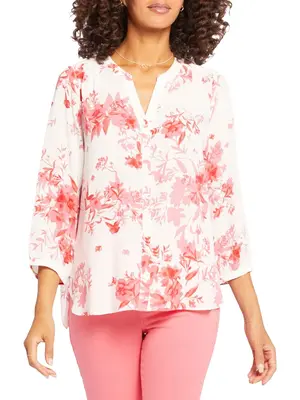 NYDJ NYDJ Pintuck Blouse Bellarose