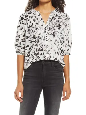 NYDJ NYDJ Pintuck Blouse Beverly Abstract