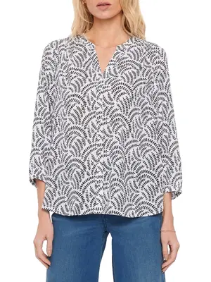 NYDJ NYDJ Pintuck Blouse Bonhill