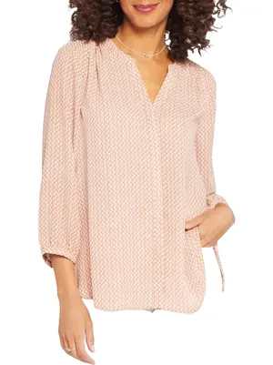 NYDJ NYDJ Pintuck Blouse Dana Dot