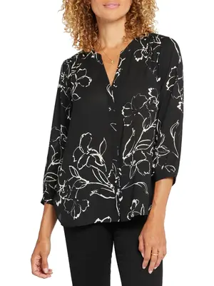 NYDJ NYDJ Pintuck Blouse Elderbrook