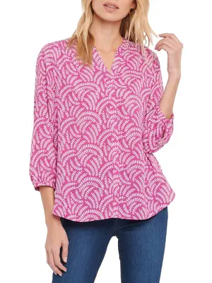 NYDJ NYDJ Pintuck Blouse Hart Hill