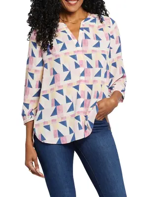 NYDJ NYDJ Pintuck Blouse Marquette