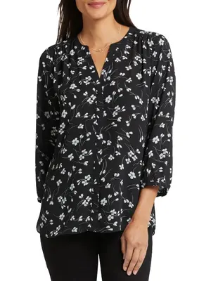NYDJ NYDJ Pintuck Blouse Primrose Path