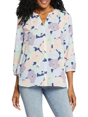 NYDJ NYDJ Pintuck Blouse Rosemount