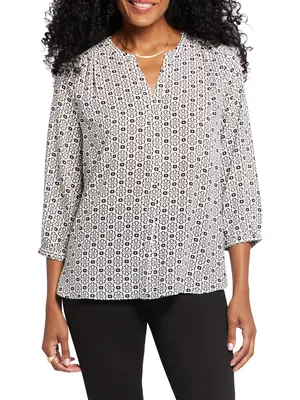 NYDJ NYDJ Pintuck Blouse Thalia
