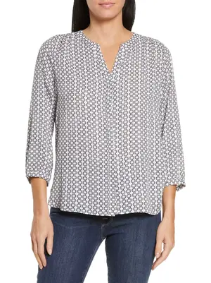 NYDJ NYDJ Pintuck Blouse Unfoulrdsu