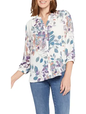 NYDJ NYDJ Pintuck Blouse Willowcreek